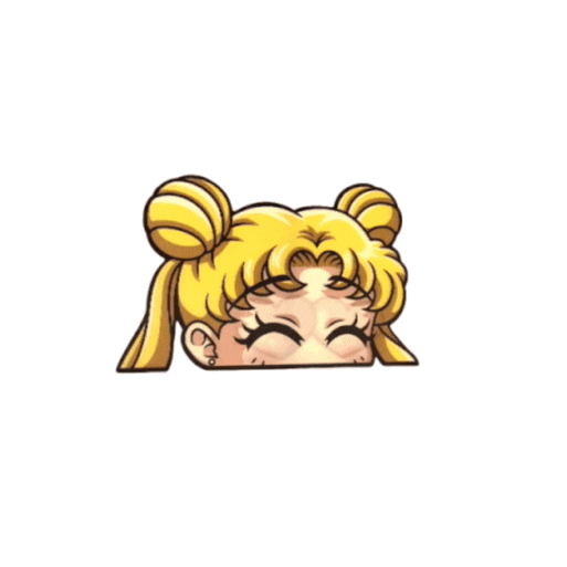 Buns Heart Peeker **Motion Sticker** – Hello Senpai